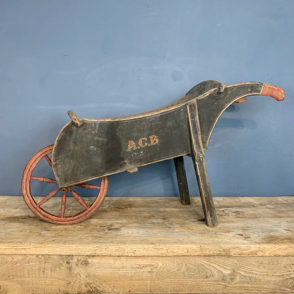 The lady with the wheelbarrow